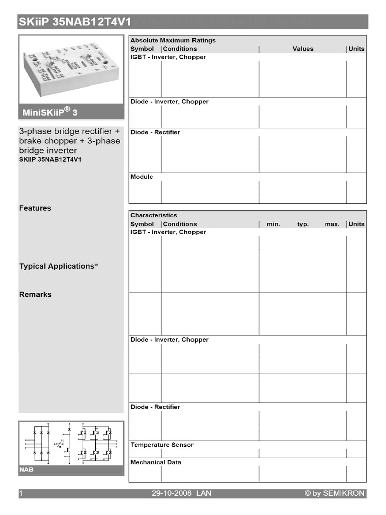 35NAB12T4V1 Datasheet IGBT | PDF