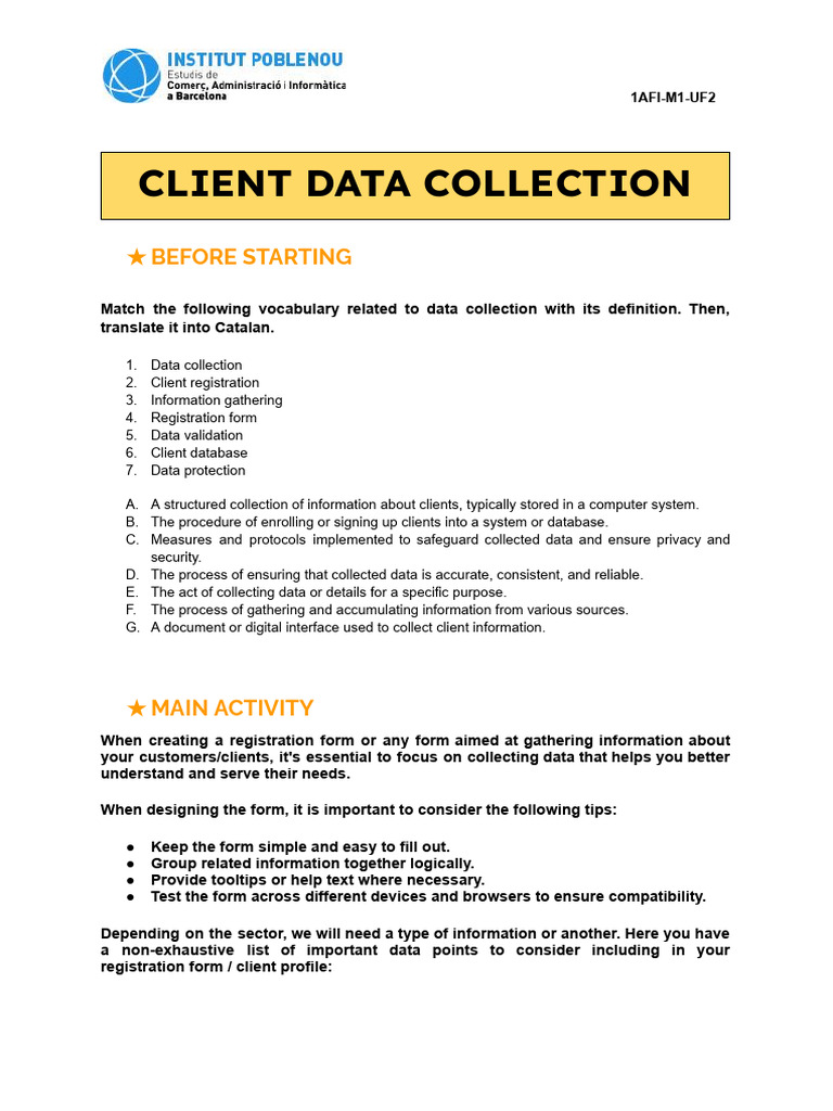Data Collection | Download Free PDF | Information | Databases