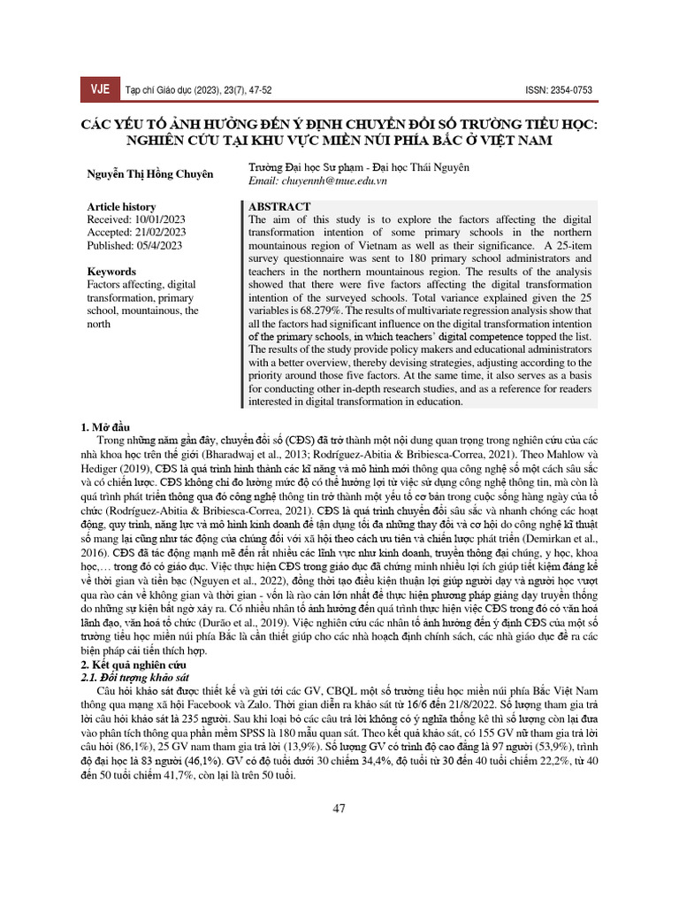 Nguyn TH HNG Chuyn | PDF