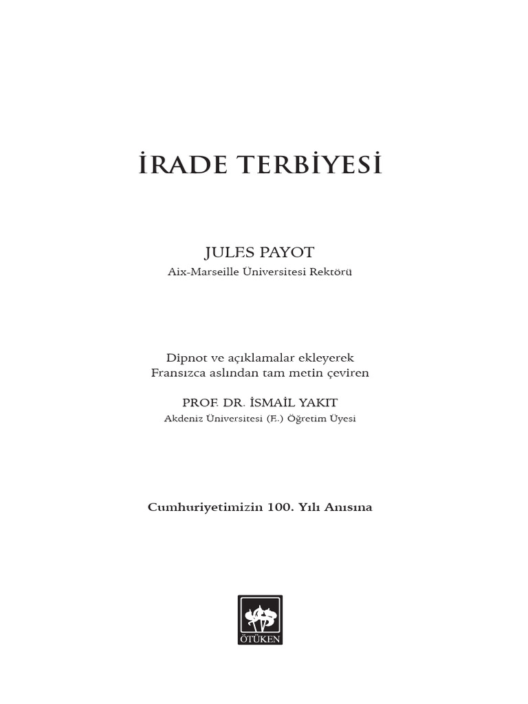 Irade Terbiyesi PDF 1702031742 | PDF