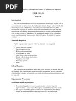Carbon Dioxide Indicator Guide | PDF | Bicarbonate | Carbon Dioxide