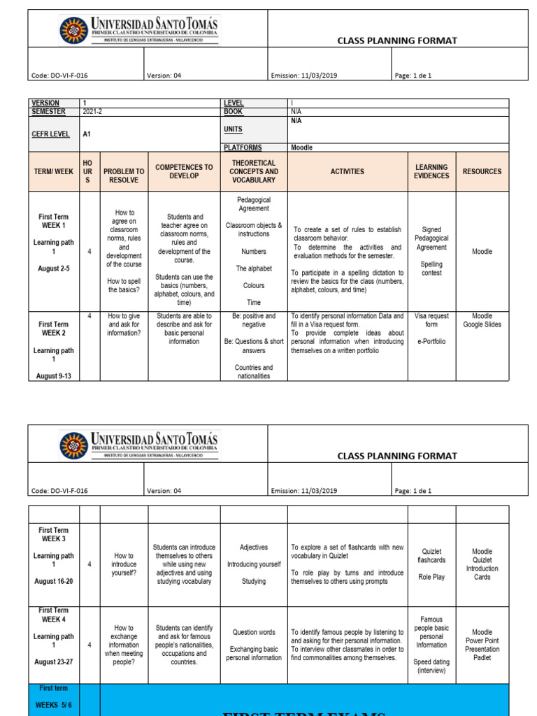 Planning English I | Download Free PDF | Pedagogy | Adverb