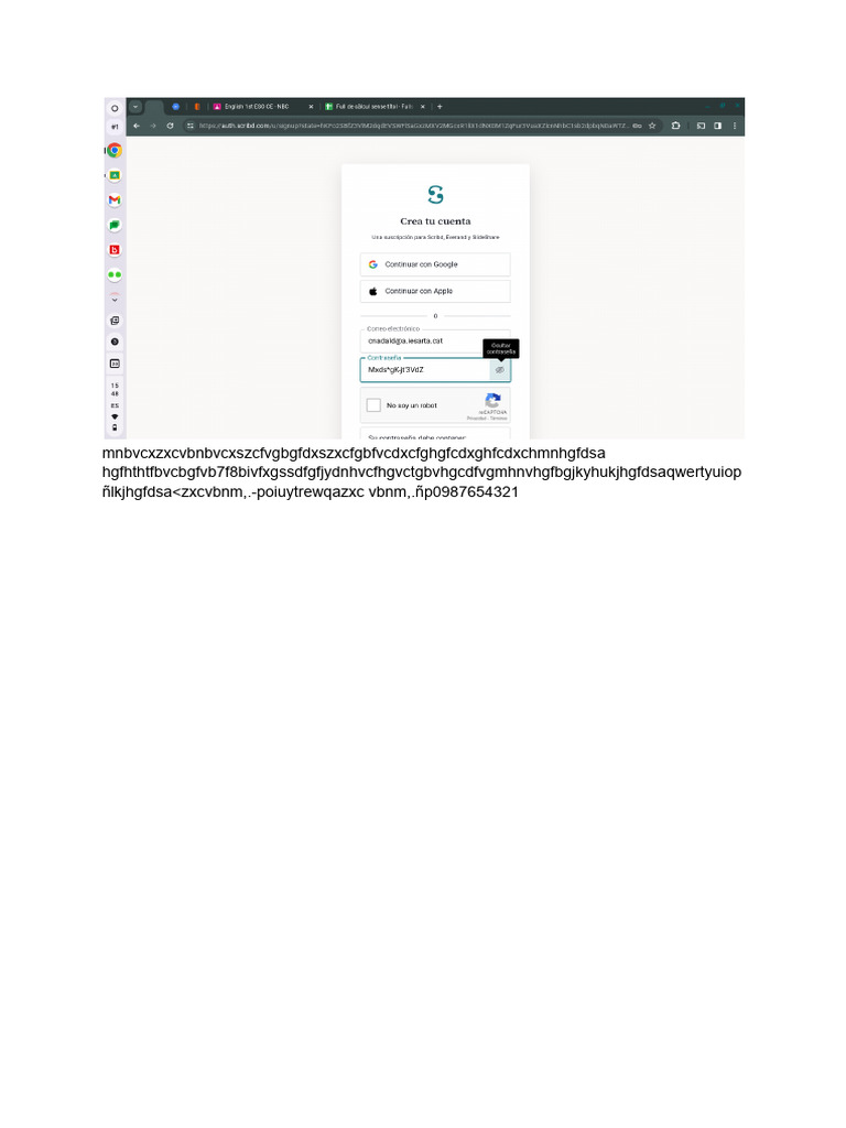 Random Character Sequence | PDF