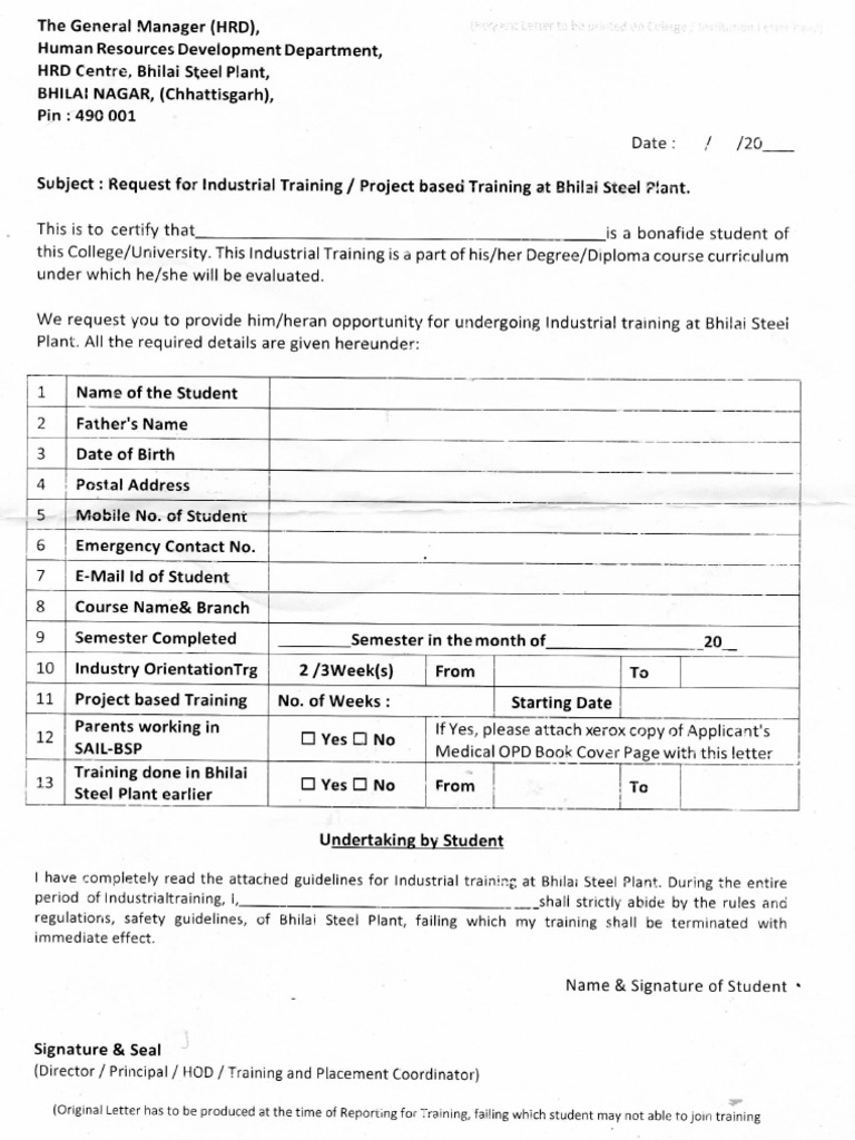 BSP Form | PDF