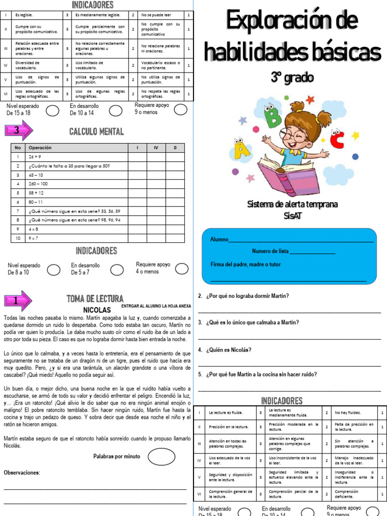 Sisat Tercer Grado | PDF