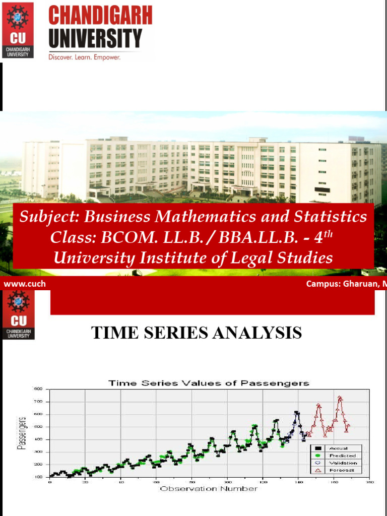 Unit - 3 Time Series Analysis | PDF | Seasonality | Time Series