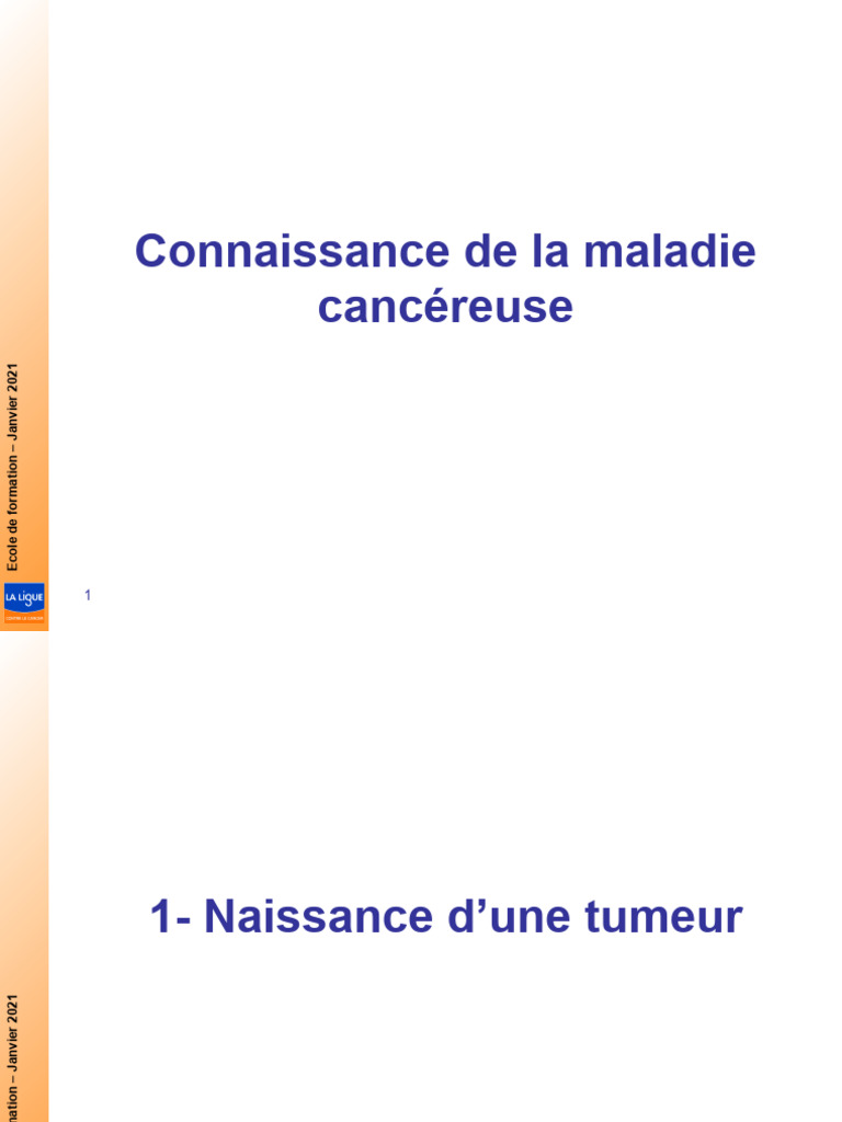 Exposé sur le cancer : concepts clés | PDF | Gène suppresseur de ...