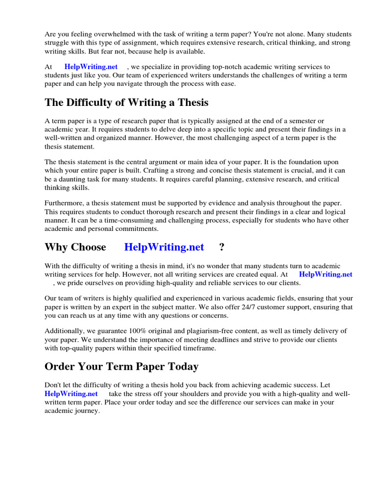 Term Paper 101 | PDF | Liver | Thesis