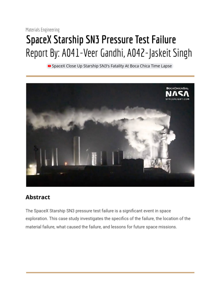 A041_A042_Failure Analysis Report_ME | PDF | Welding | Construction