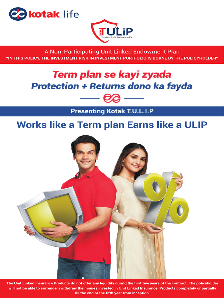 Kotak T.U .L .I .P Brochure 19 .12 .2023 KL3 | PDF | Insurance | Life Insurance