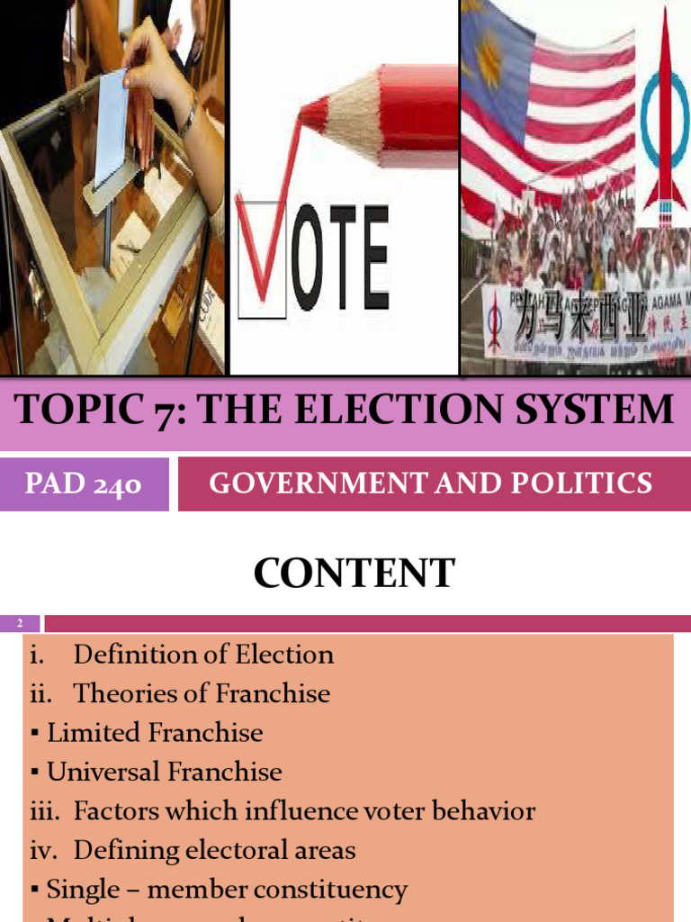 Understanding Election Systems and Voters | PDF | Voting | Electoral ...