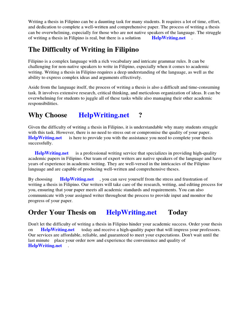 Term Paper Titles in Filipino | PDF | Tagalog Language | Thesis
