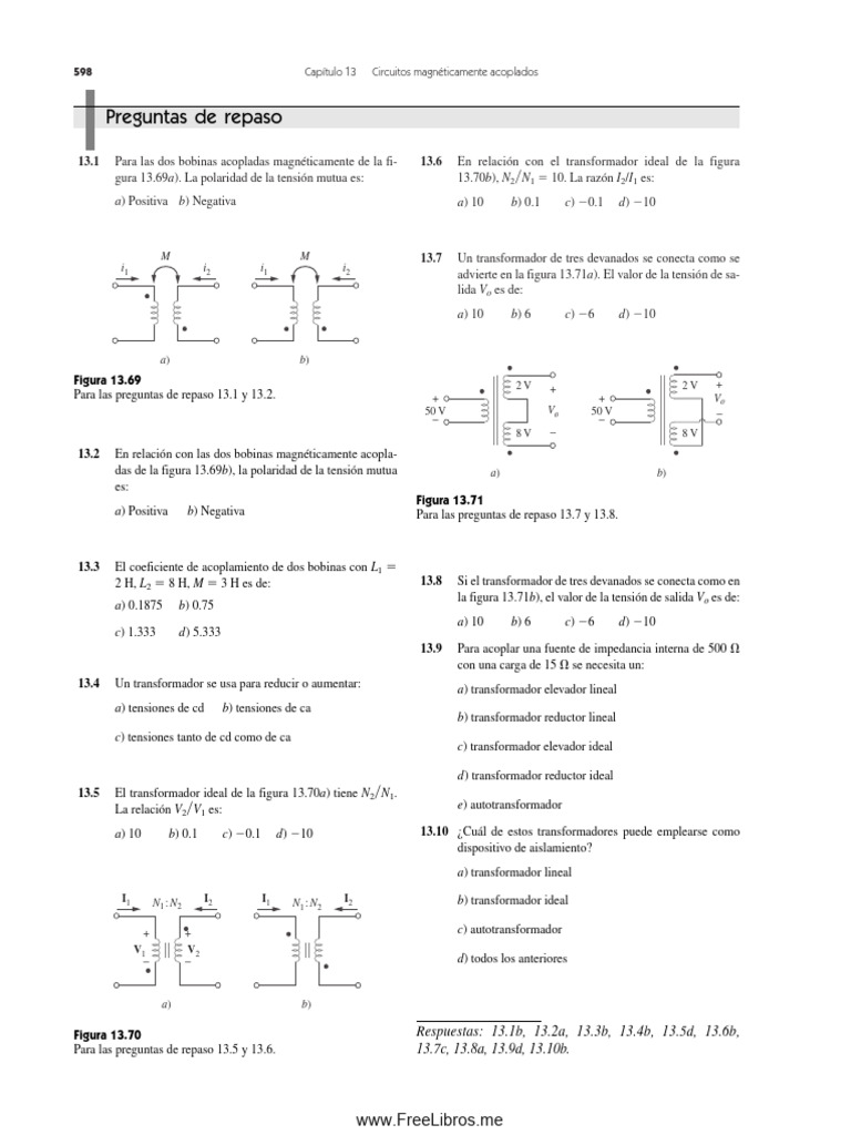 Fundamentos de Circuitos Elc3a9ctricos 3edi Sadiku | PDF | Transformador | Inductor