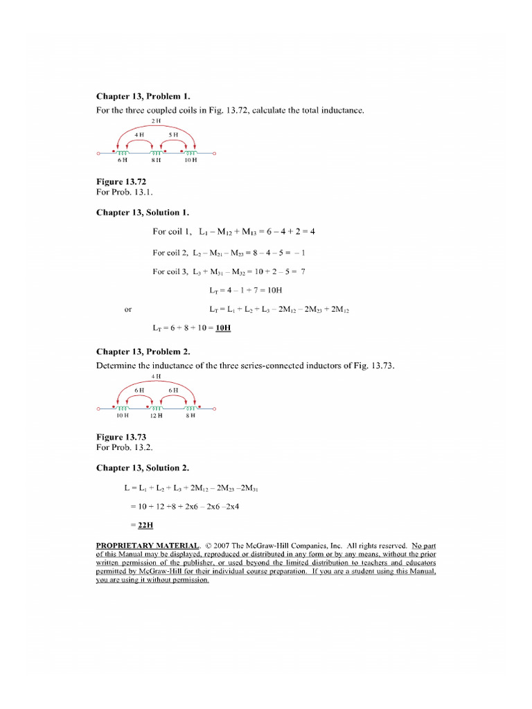 Solucionario Sadiku 3ra Edicion Fundamen | PDF