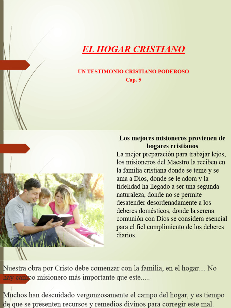 El Hogar Cristiano | PDF