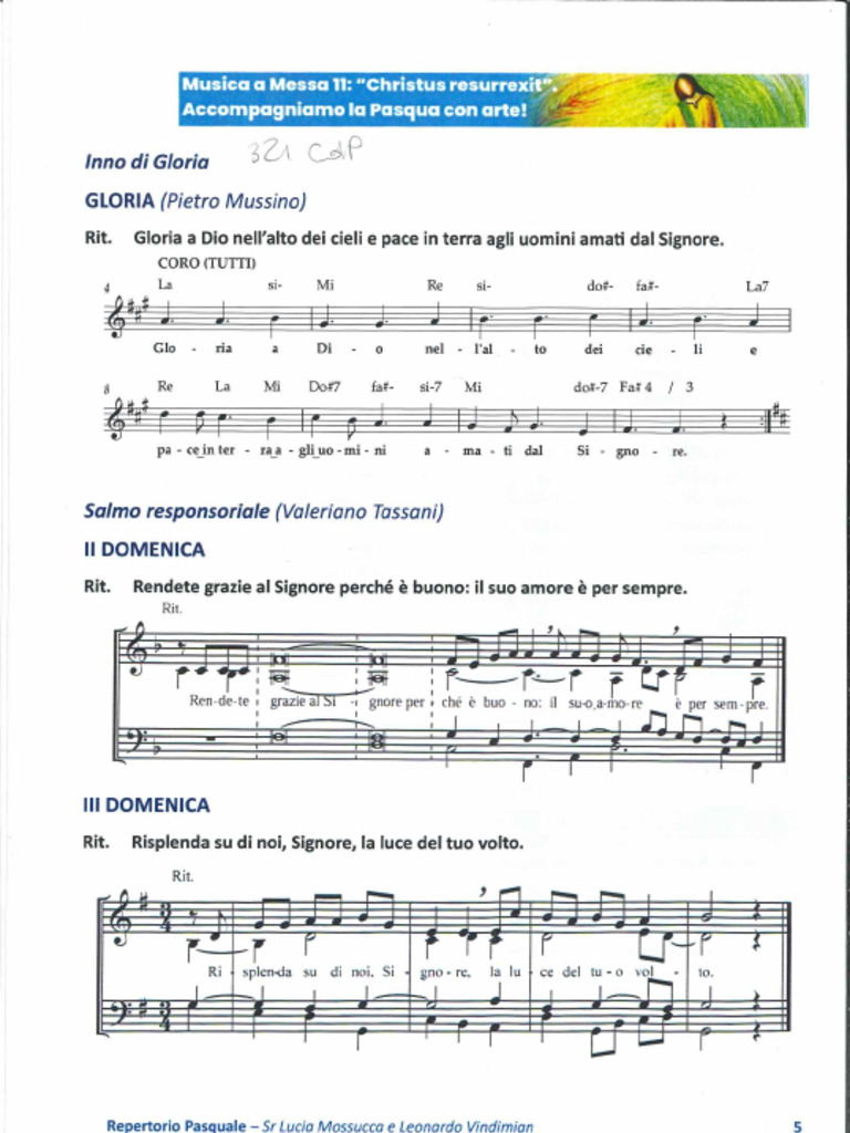 Gloria e Salmi | PDF