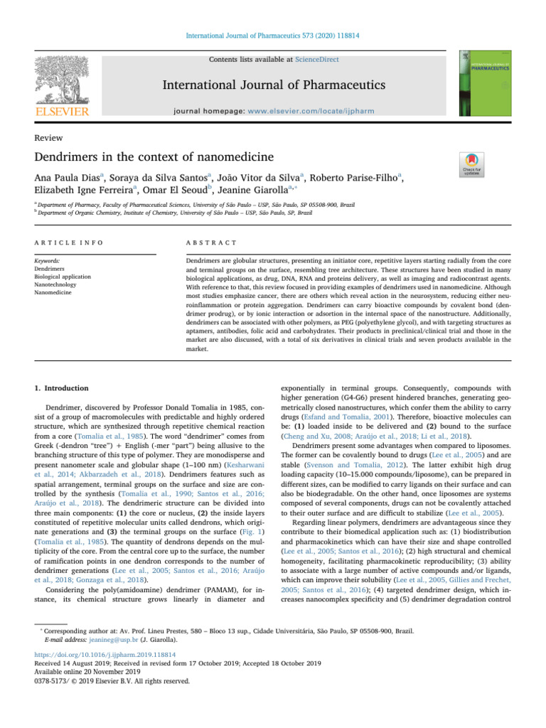 10 - Dias A. 2020 | PDF | Biology