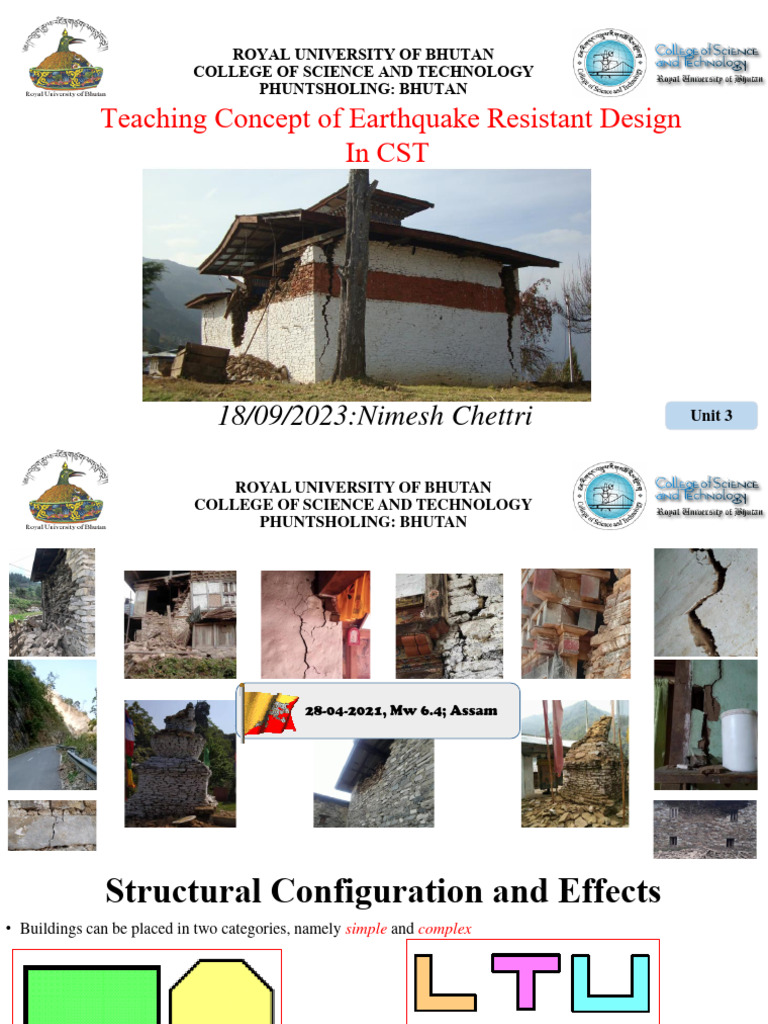 Unit 3 Seismic Resistant Structure | PDF | Earthquake Engineering ...