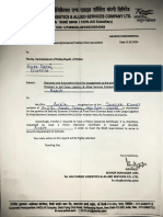 Authorization Letter Format Adhaar Exam Edit | PDF