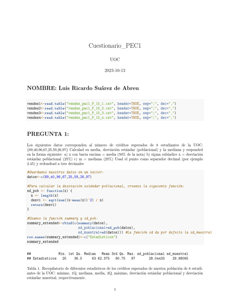 Cuestionario PEC1 | PDF | Informática | Tecnología