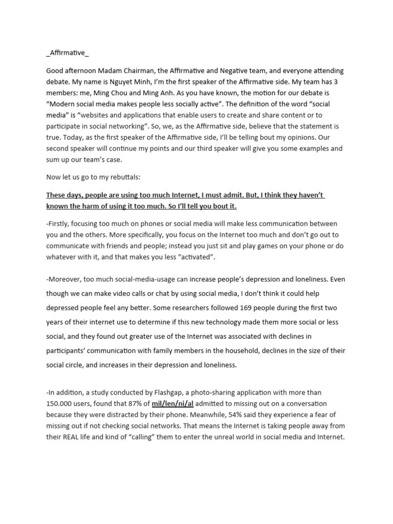 Modern Social Media Makes People Less Social | PDF | Social Media ...