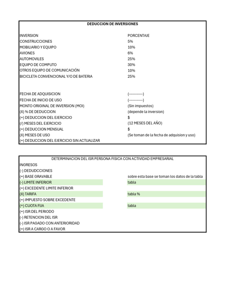 formulario | PDF | Impuesto sobre la renta | Inversiones