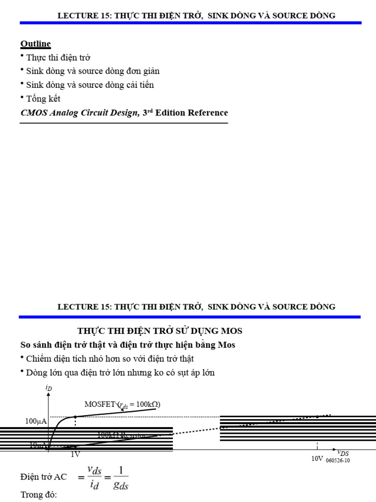 Lecture15 Thuc Thi Dien Tro | PDF