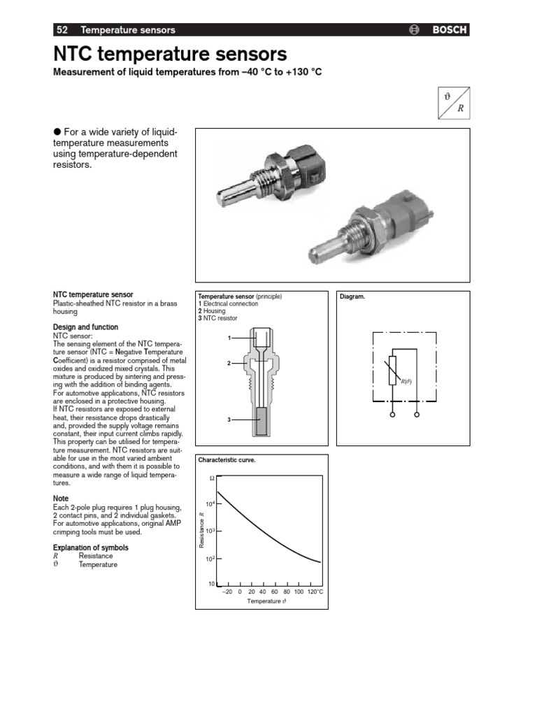 Bosch Cts Values Pdf Resistor Electrical Connector