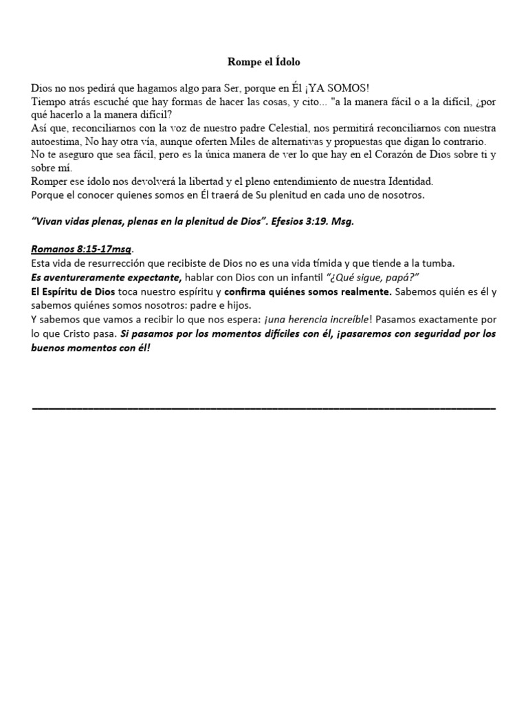 Rompe El Idolo Edit | PDF