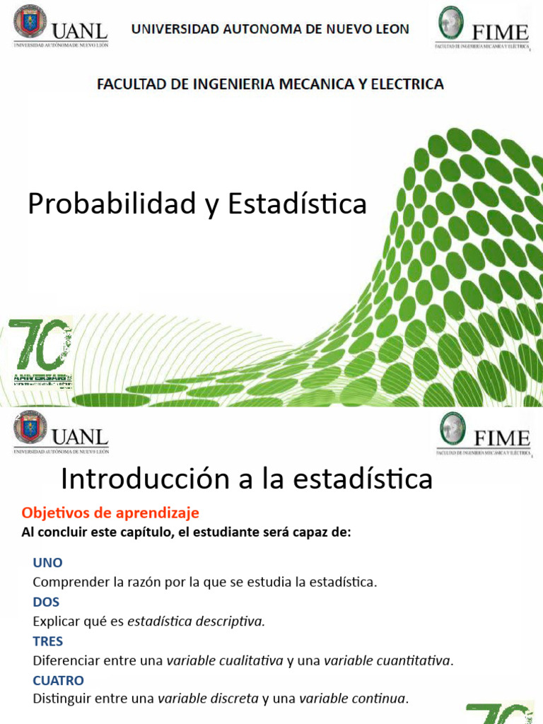 1.- Introducción a La Estadística-1 | PDF | Estadísticas | Estadísticas descriptivas