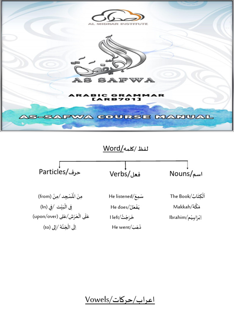 Arabic 1 | PDF