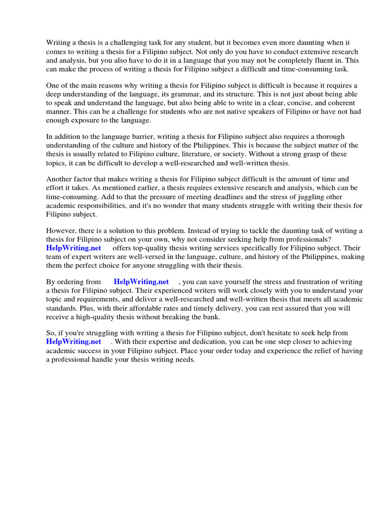 Term Paper Sa Filipino Subject | PDF | Academic Publishing | Thesis