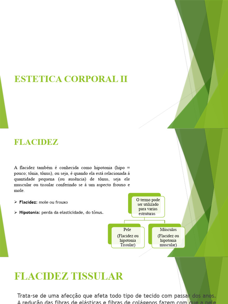 Flacidez Tissular e Muscular: Conceitos e Fases | PDF | Músculo | Colágeno