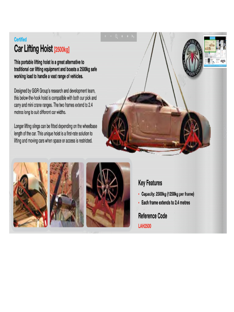 Lifting Cars 1 | PDF