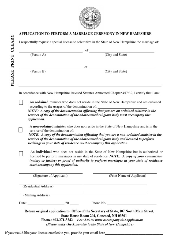 Marriage Application Fill in 2019 | PDF | Social Institutions