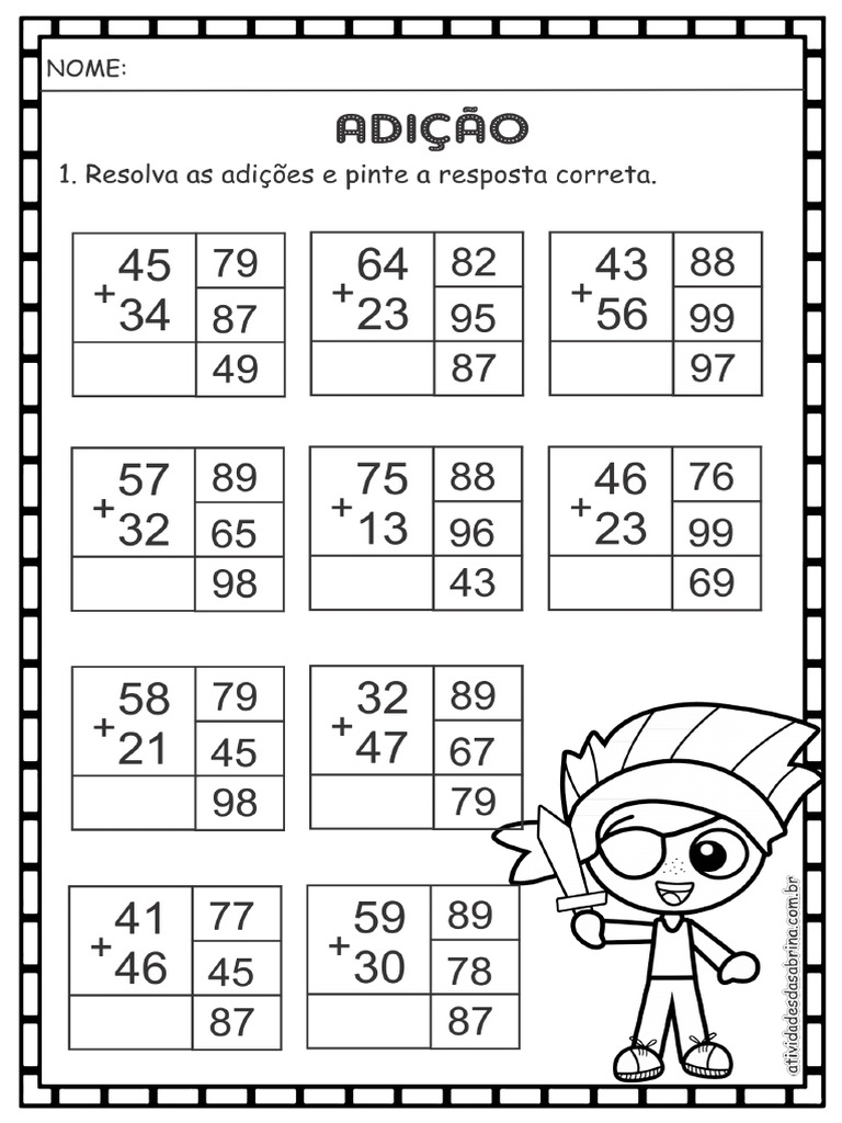 Atividade de Matematica | PDF