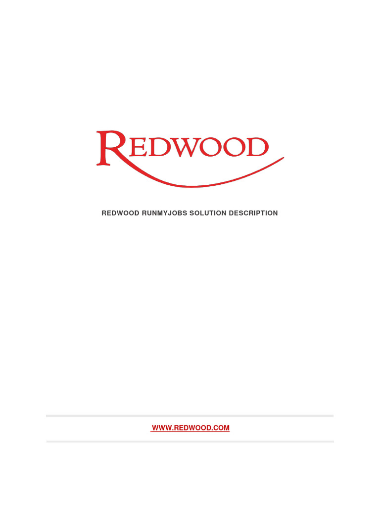 RunMyJobs Product Description | PDF | Parameter (Computer Programming) | Cloud Computing