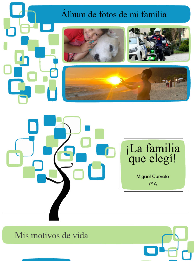 Álbum de La Familia - Trabajo en Español - Miguel Curvelo - 7A | PDF