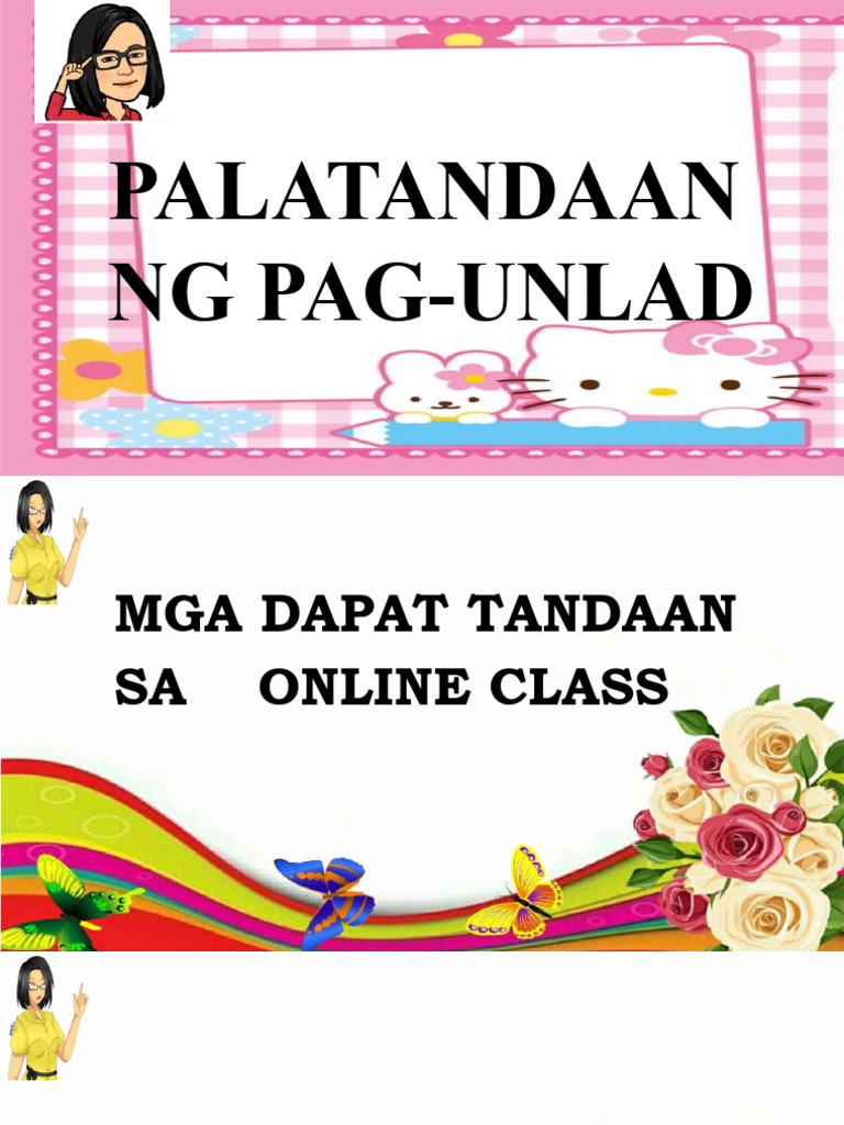 PAG UNLAD Unang Linggo | PDF