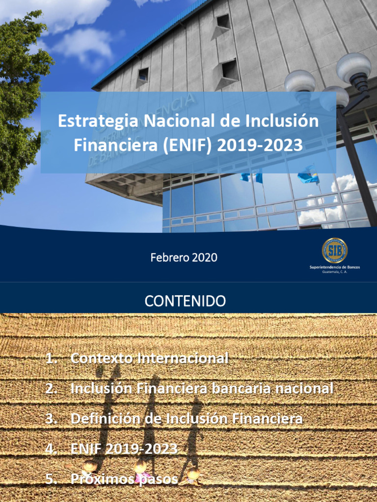 Presentación ENIF 19-23-FEB 20 | PDF | Inclusión financiera | Educación ...