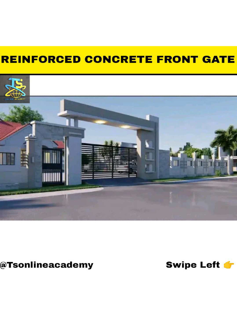 Reinforced Concrete Front Gate | PDF