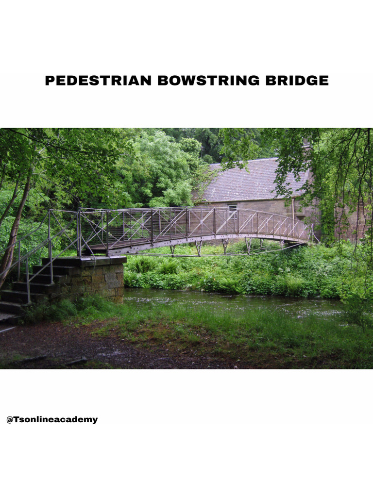 Pedestrian Bowstring Bridge - . | PDF