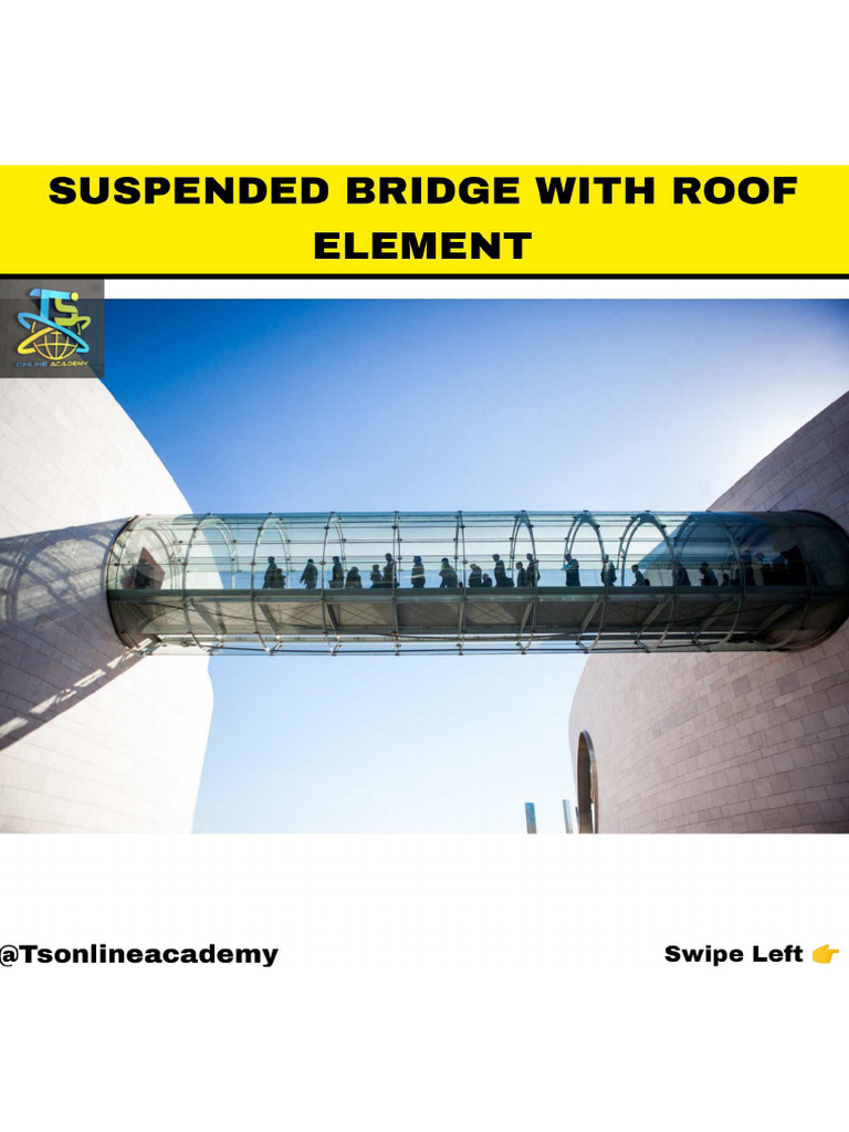 Suspended Bridge With Roof Element | PDF