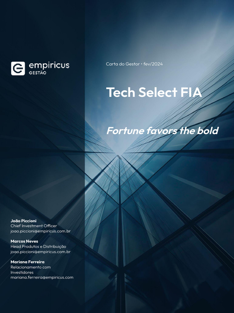 Empiricus_Gestão_Tech_Select_FIA_Carta_do_Gestor_n_2_1T24 | PDF ...