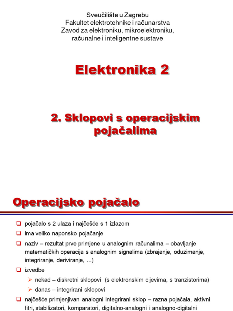 Poglavlje 02 EL2 2020 | PDF
