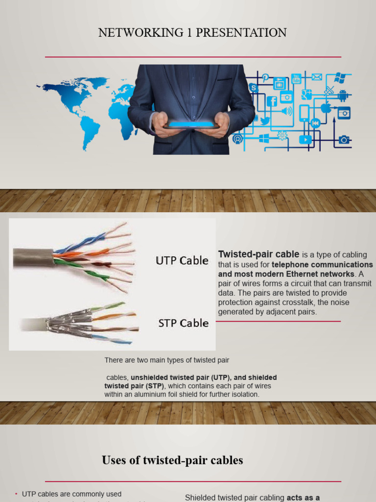 NETWORKING Presentation | Download Free PDF | Optical Fiber | Coaxial Cable