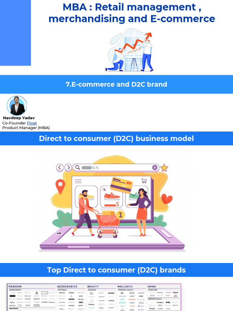 6.e Commerce+and+D2C+Brand | PDF | Business Model | Retail