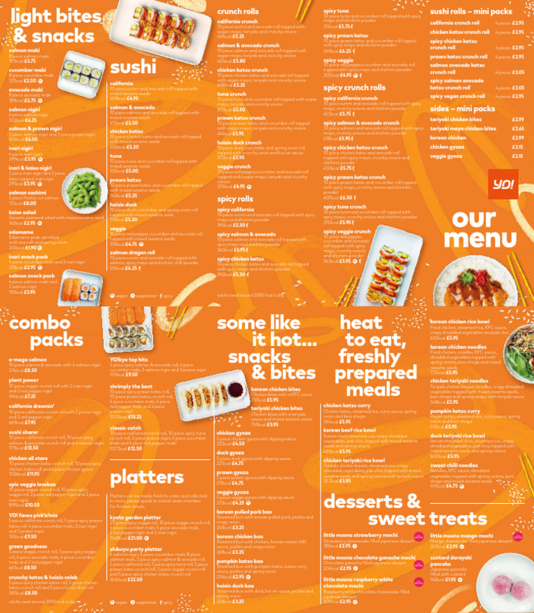 Kiosk-Menu | PDF | Sushi | Western Cuisine