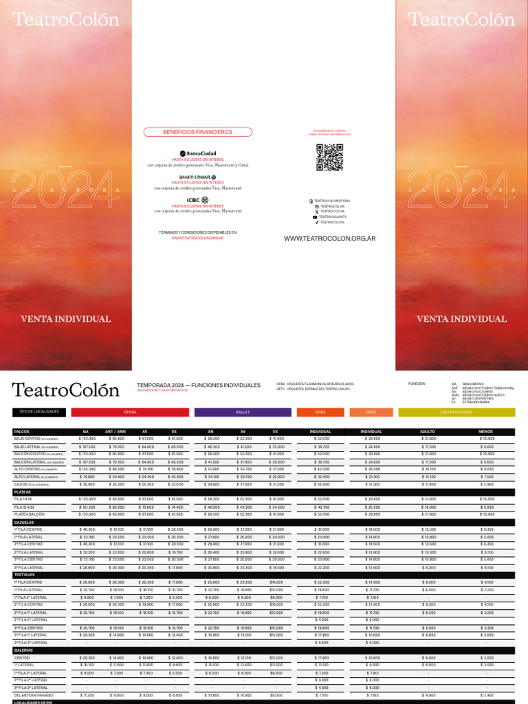 Venta Individual - Tarifario 2024 | PDF | Empresas | Finanzas y dinero