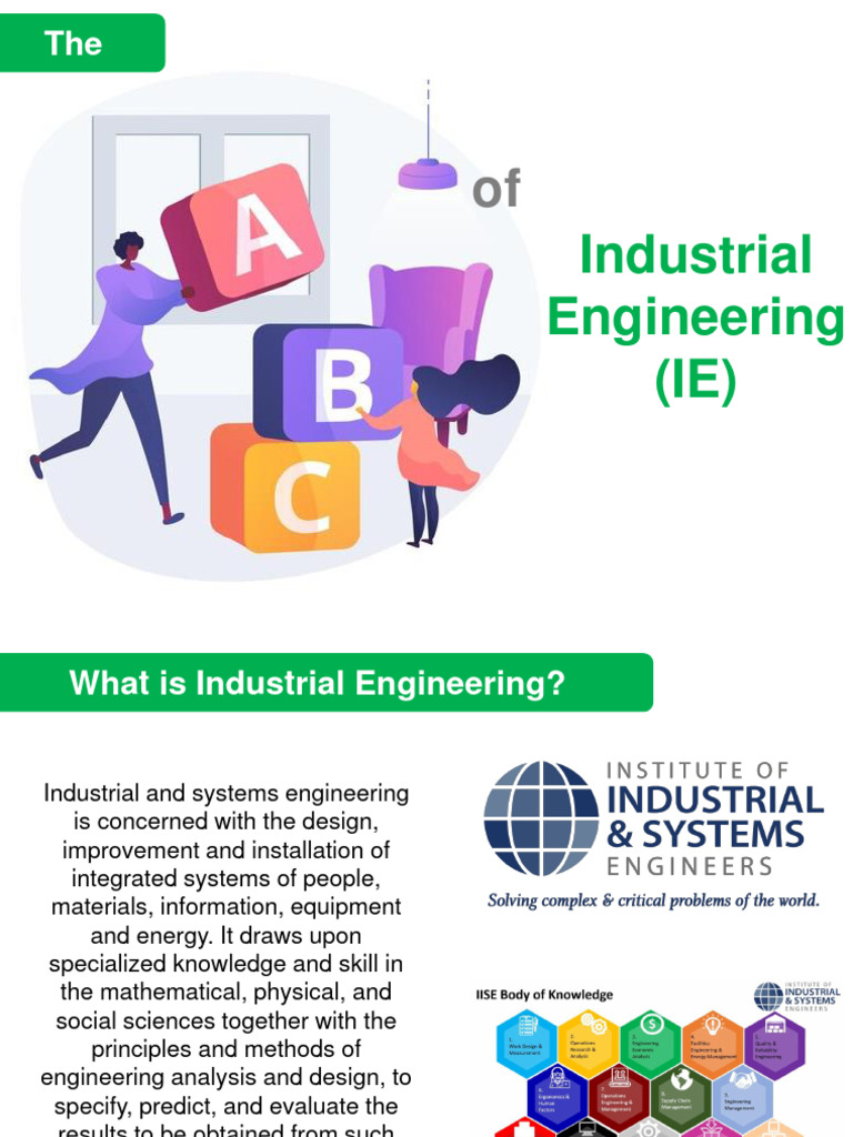 ABC of Industrial Engineering | PDF | Industrial Engineering | Analytics